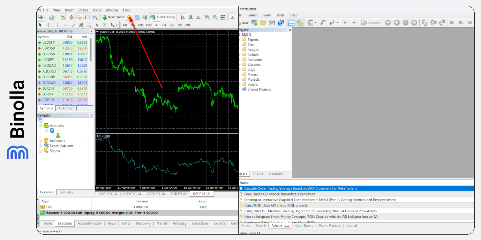 MetaTrader 5: دليل مفصل للمبتدئين – Binolla